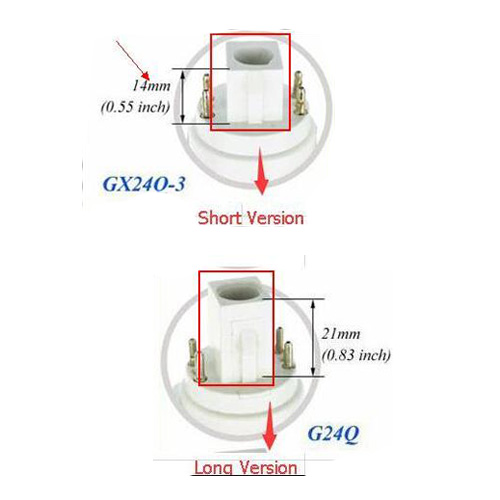 9W 12W 15W G24 / E27 / B15 / GX24 / E14 base LED PL Light Bulb Tube CFL ...