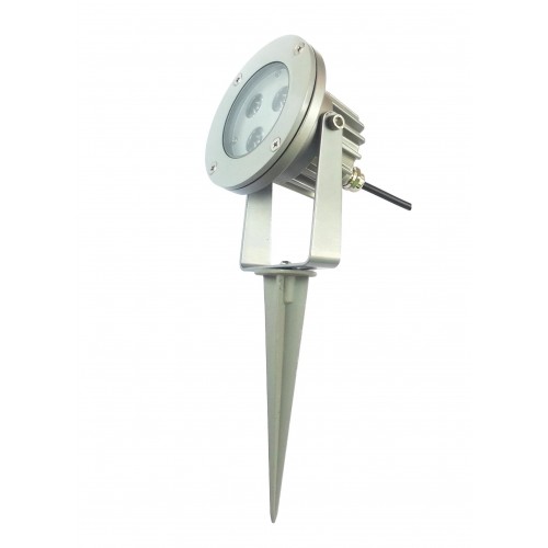 3W 12V/AC100-240V LED Spike Spot Lawn Light Garden Outdoor Landscape ...