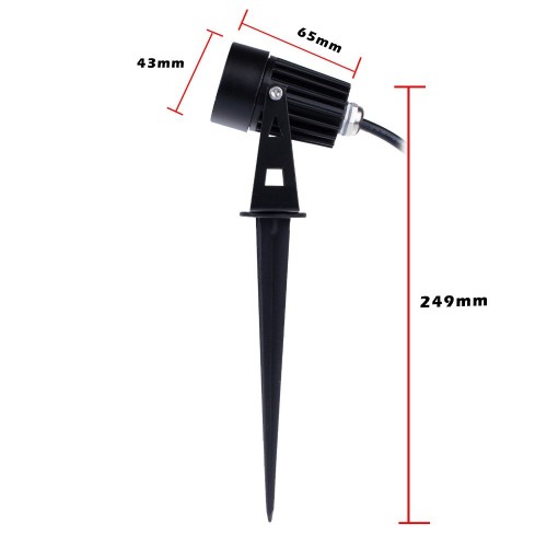 3watt mini led Landscape garden Lawn Light Spot Lamp outdoor warm white ...